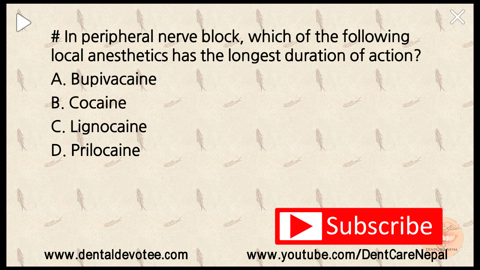 Dentosphere World Of Dentistry Local Anesthetic With Longest Duration Of Action