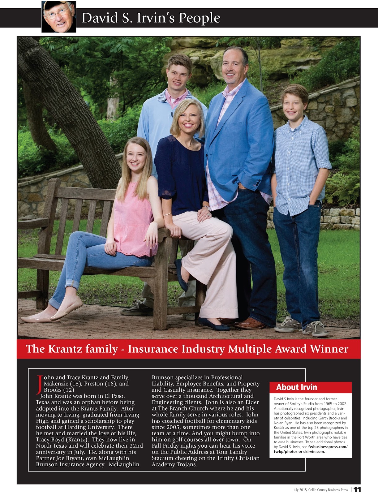 Collin County Business Press: The Krantz Family