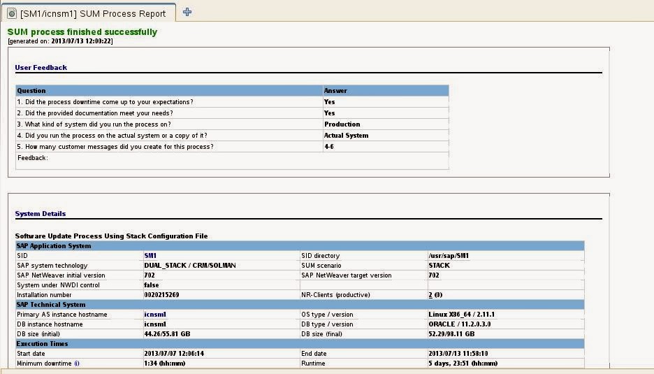 SAP : SUM (Software Update Manager) 1.0 SP9 | SAP is EASY and EASY
