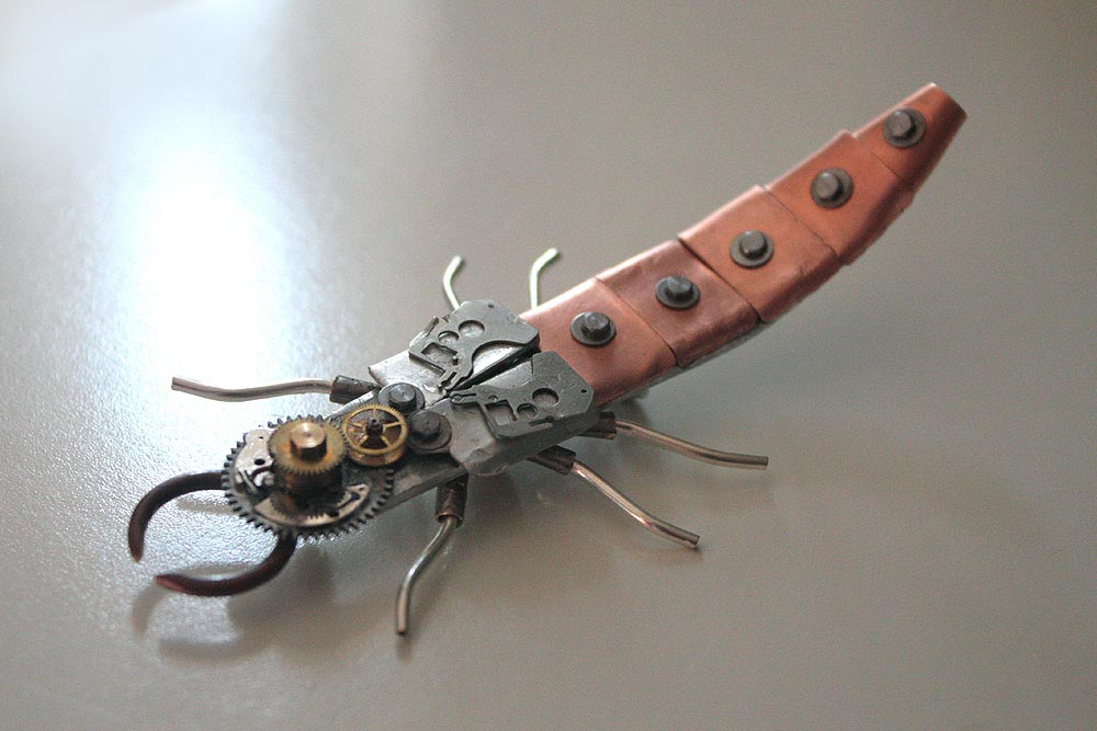 LA CIENCIA DE LA VIDA: Insectos steampunk de Tom Hardwidge