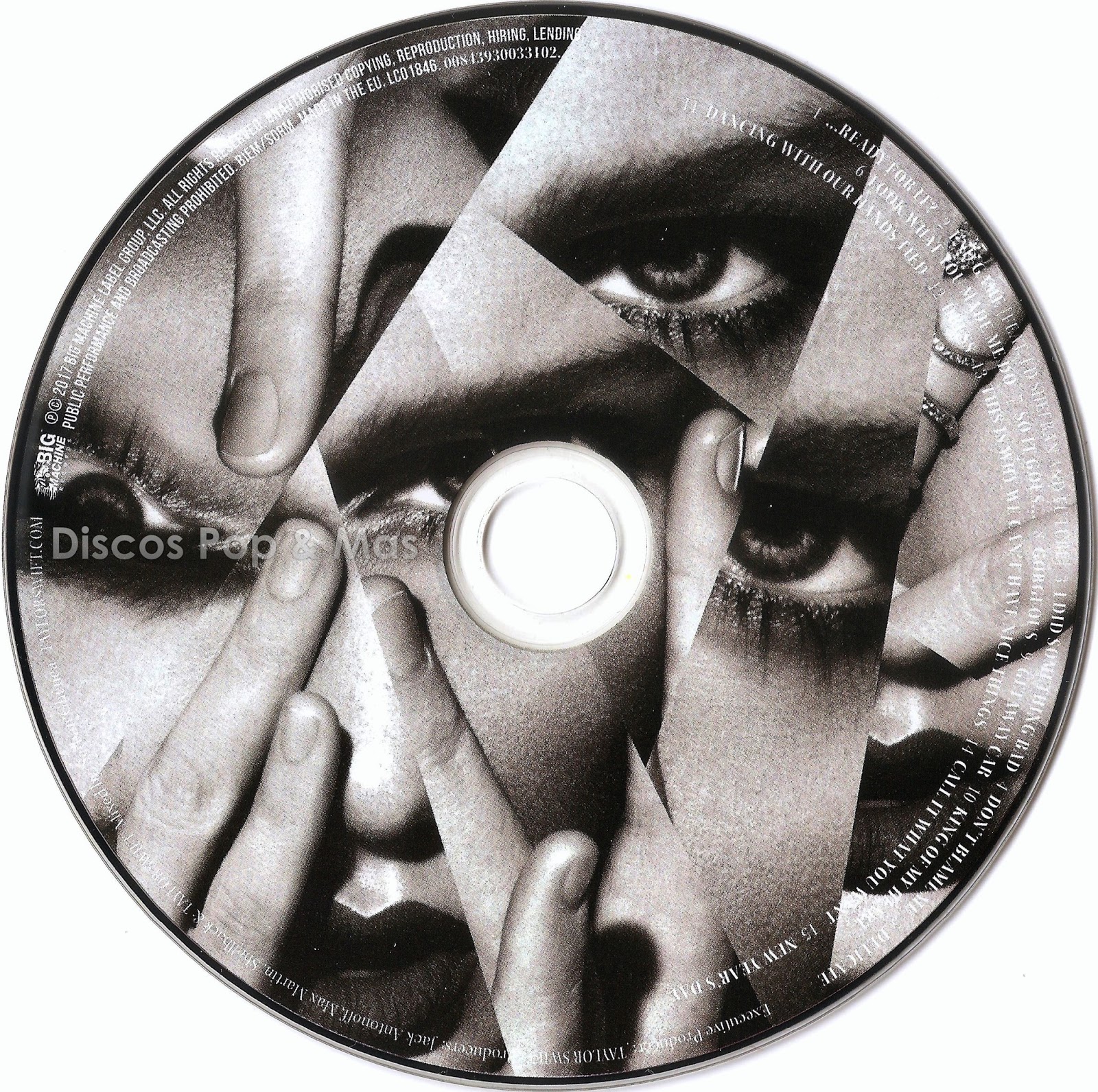 Discos Pop & Mas: Taylor Swift - reputation