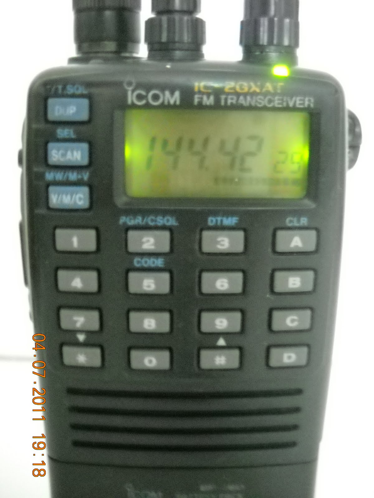 Sinar Agung ( Y C 2 V D I ): HT ICOM 2 GXAT - ORISINIL ( TERJUAL ...