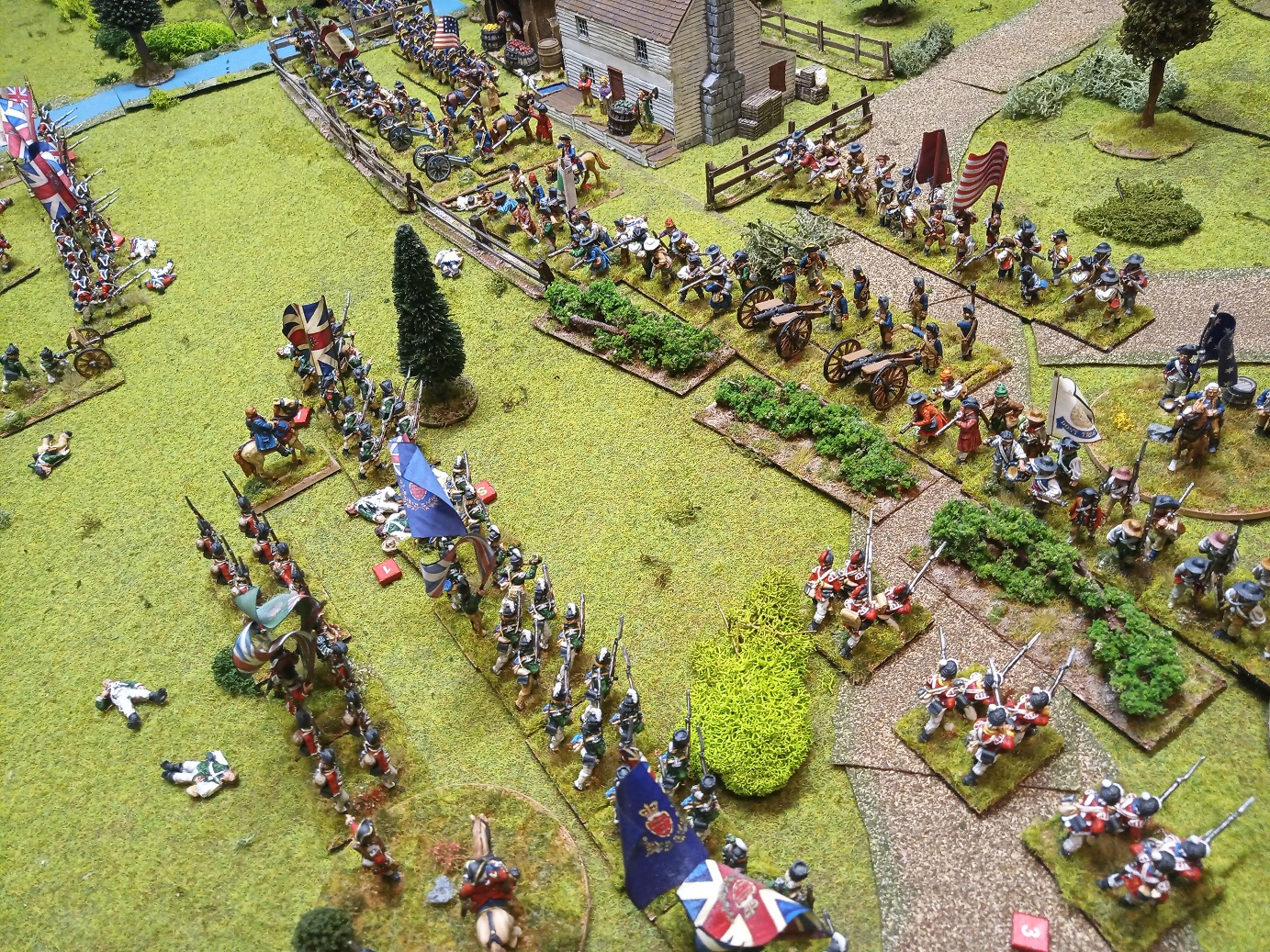 Land of the Lead: 28mm AWI Game - Battle of Grey Plains 1776