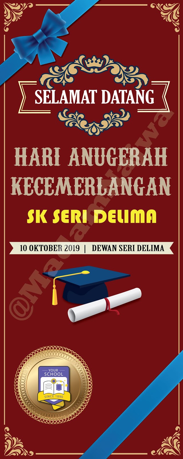 Banner dan Bunting Sekolah: DESIGN BANNER DAN BUNTING PROGRAM
