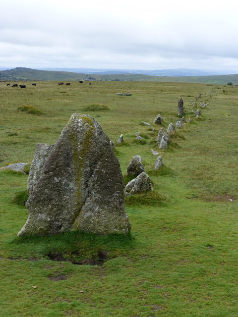 Places of interest in the United Kingdom: Merrivale Stone Row, Dartmoor