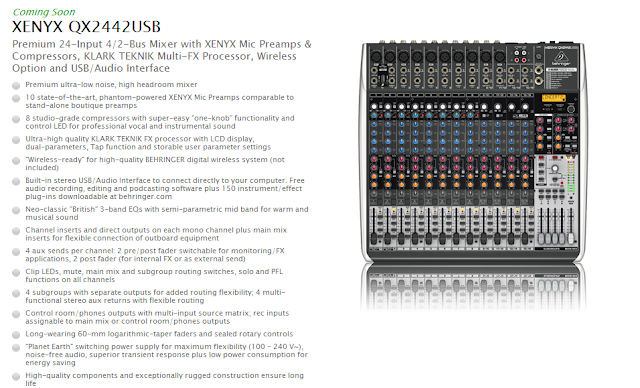 dj4cm: BEHRINGER - Power Mixer 1204FX
