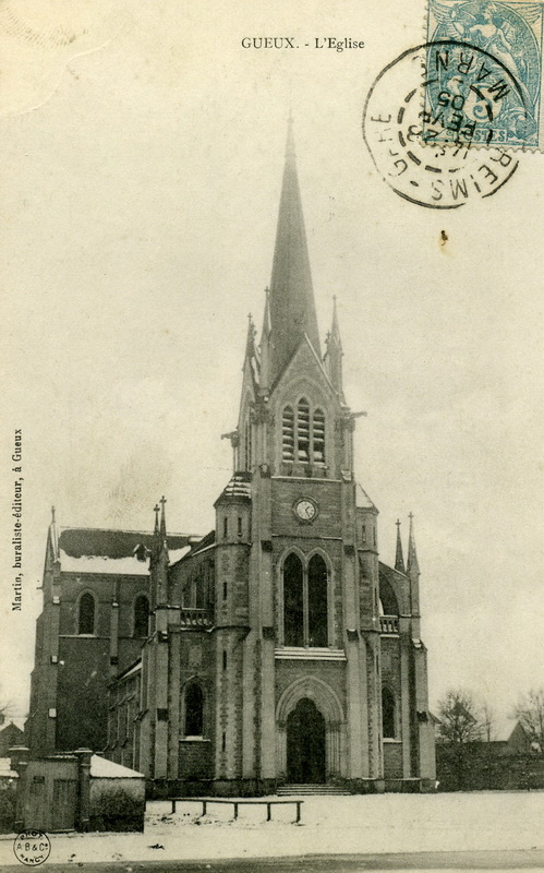 GNV Gueux Notre Village: L'Eglise de Gueux, en Cartes Postales