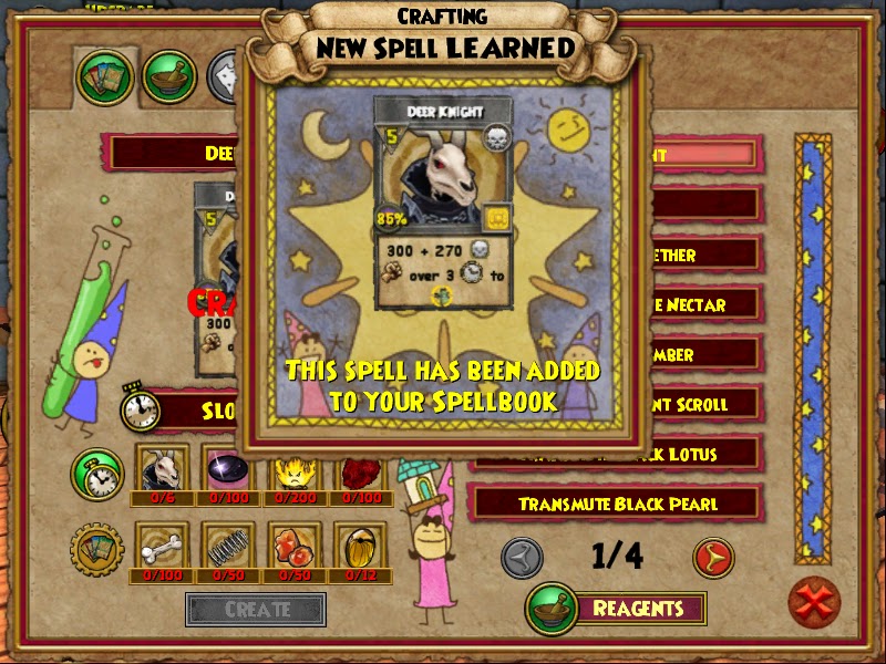 Deer Knight Crafting Recipe - Banana-breads.com