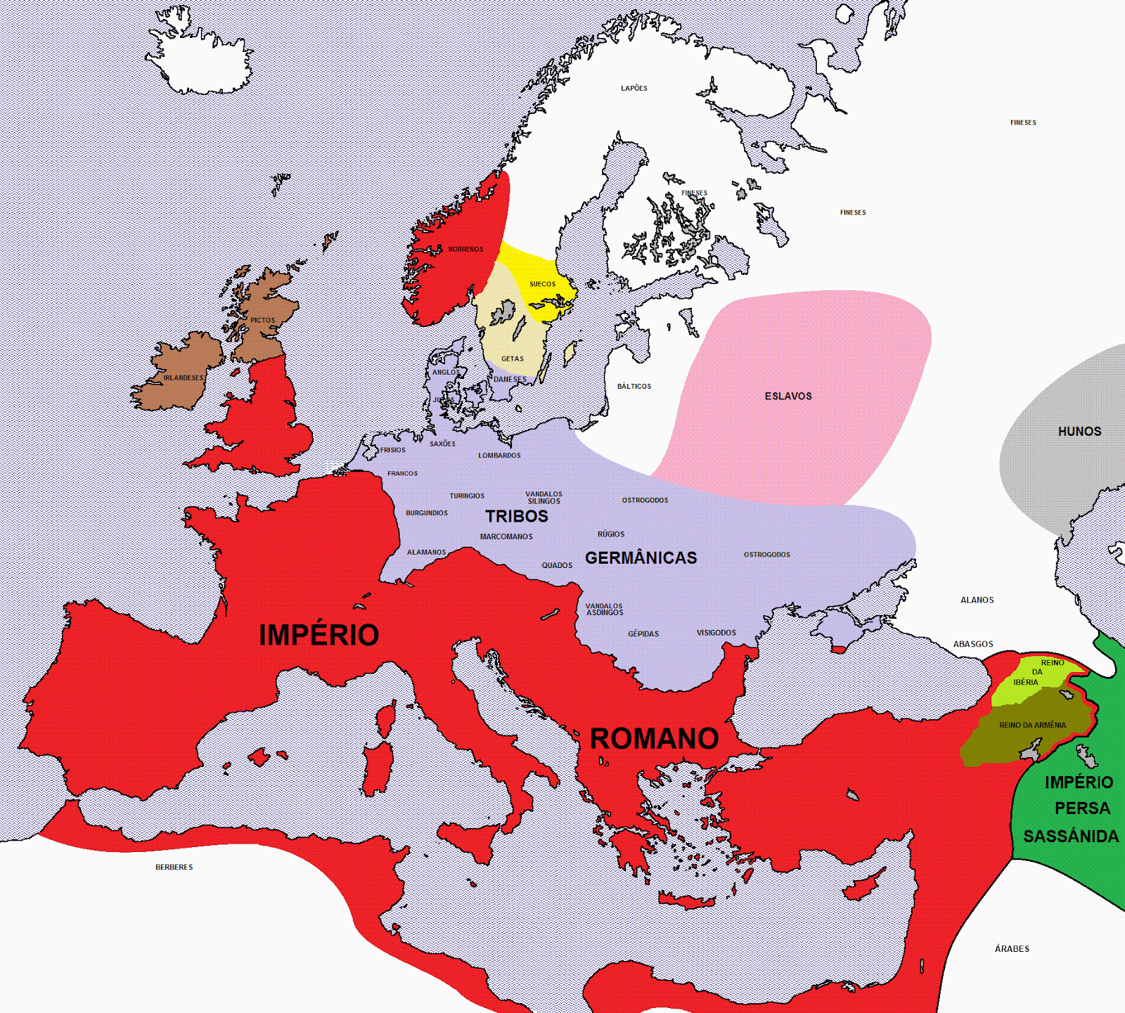 EUROPA HISTÓRICA: EUROPA - 300 dC