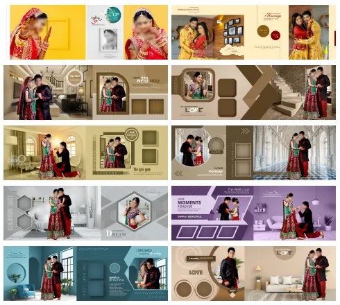 Top 80+ Wedding Album DM Design PSD Free Download - PSD12