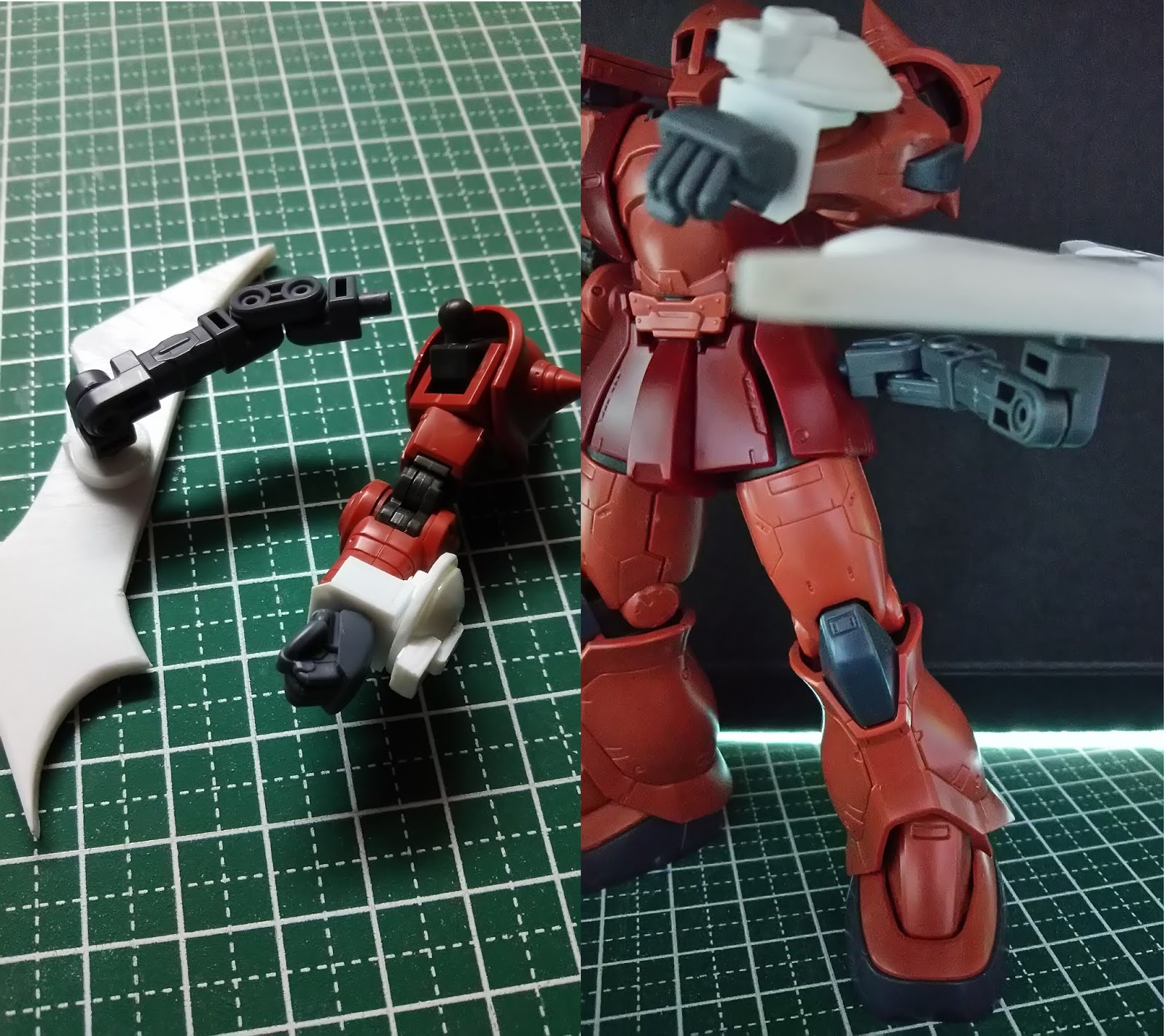 GUNPLA-Linux: Duel Disk!自作。塗装はまだ。