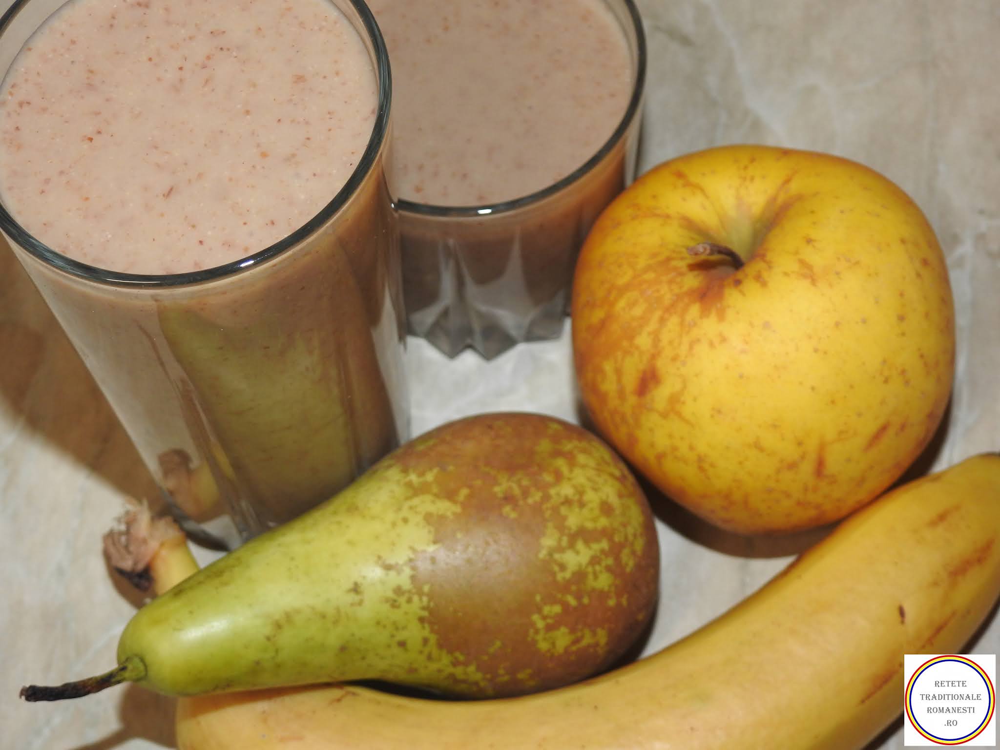 Smoothie cu fructe si cereale reteta | Retetetraditionaleromanesti.ro
