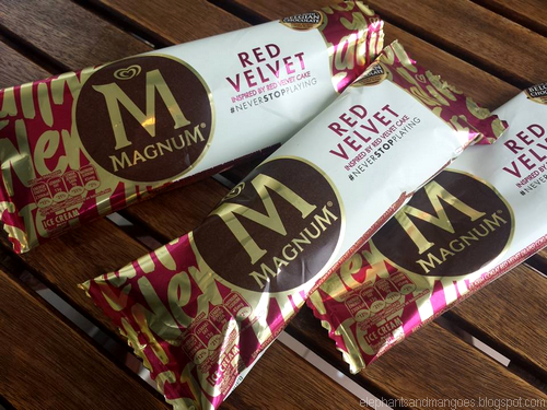 I Scream For Magnum Red Velvet Ice Cream | Elephants & Mangoes