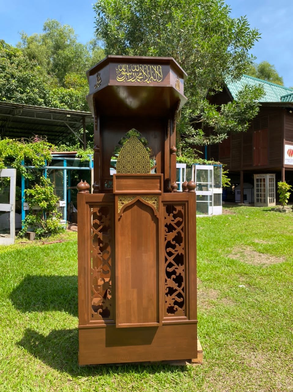 Kayu Warisan Malaysia: NEW Design Mimbar For Our Beloved Customer