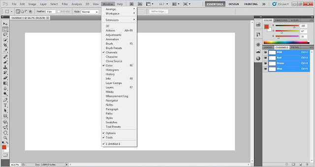 Photoshop work space | Artlife