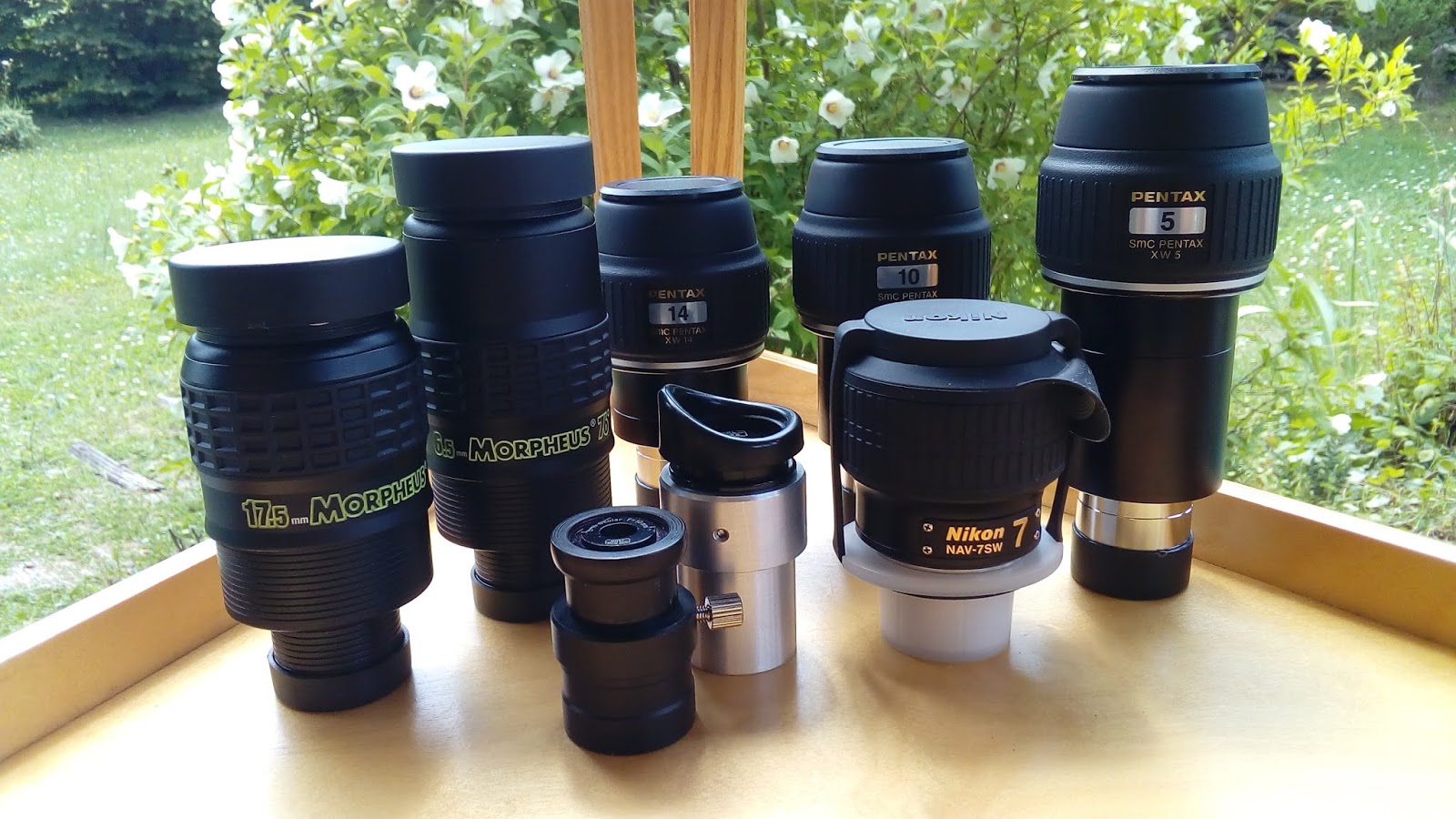 Ma Gamme d'oculaires