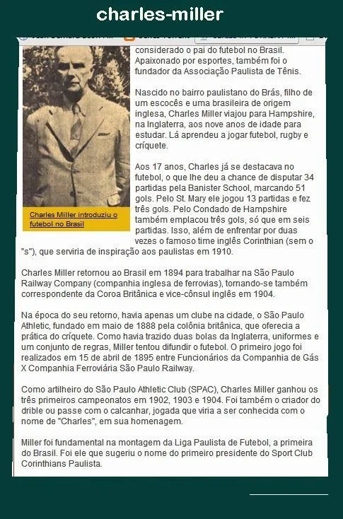 Charles Miller biografia