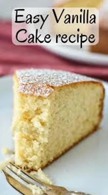 Vanilla Tea Cake Recipe - Yummy Traditional