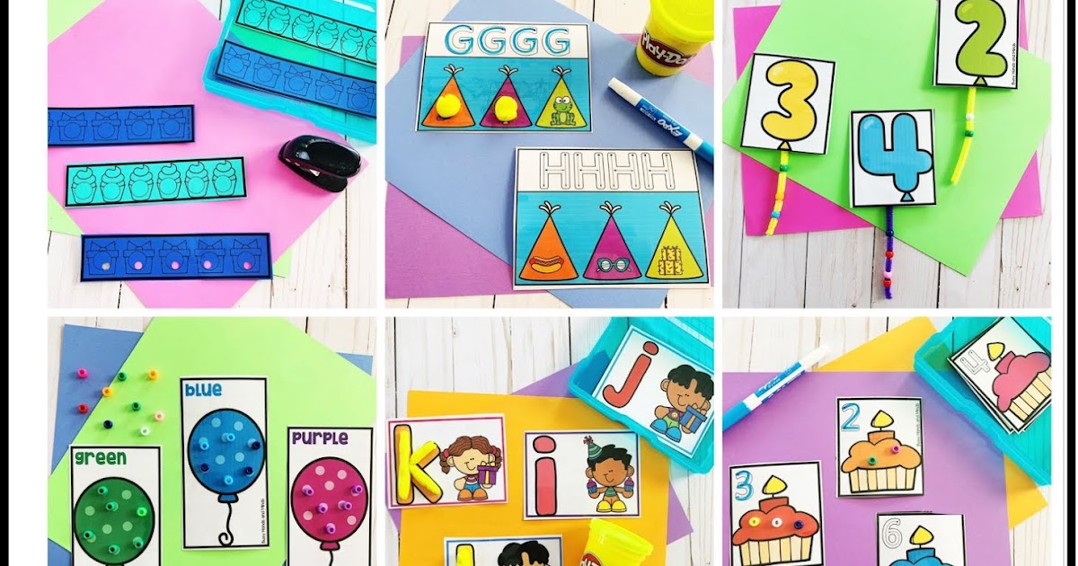 Birthday Fine Motor Activities for Preschool | Busy Hands and Minds