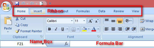 Mengenal Jendela Microsoft Excel 2007 | Belajar Excel Sampai Ahli