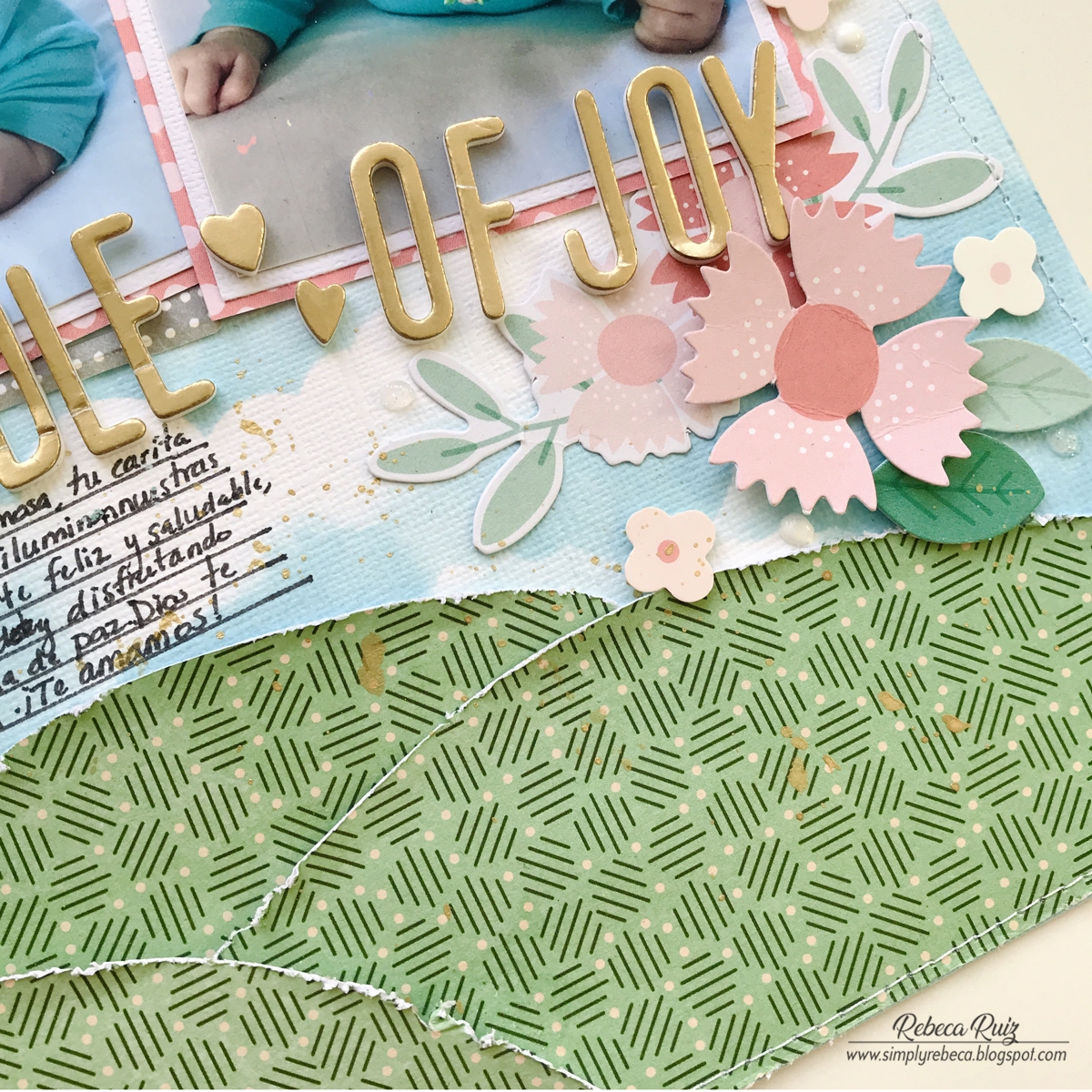 Bundle of Joy Layout - Simply Rebeca