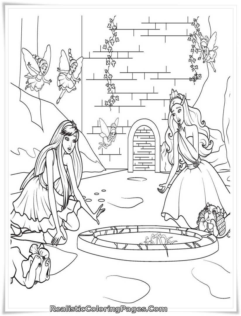 Coloring Page Castle Coloring Page House Colouring Pages Barbie | My ...