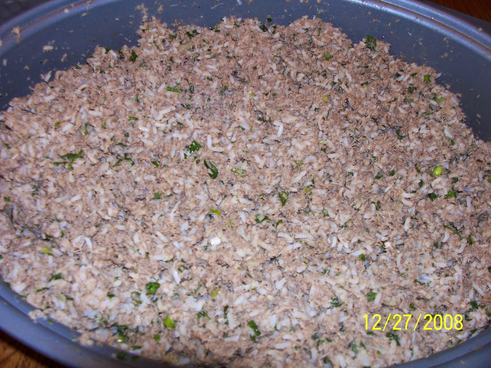 Cajunsmoke13: Boudin-Pics and Link to Recipe