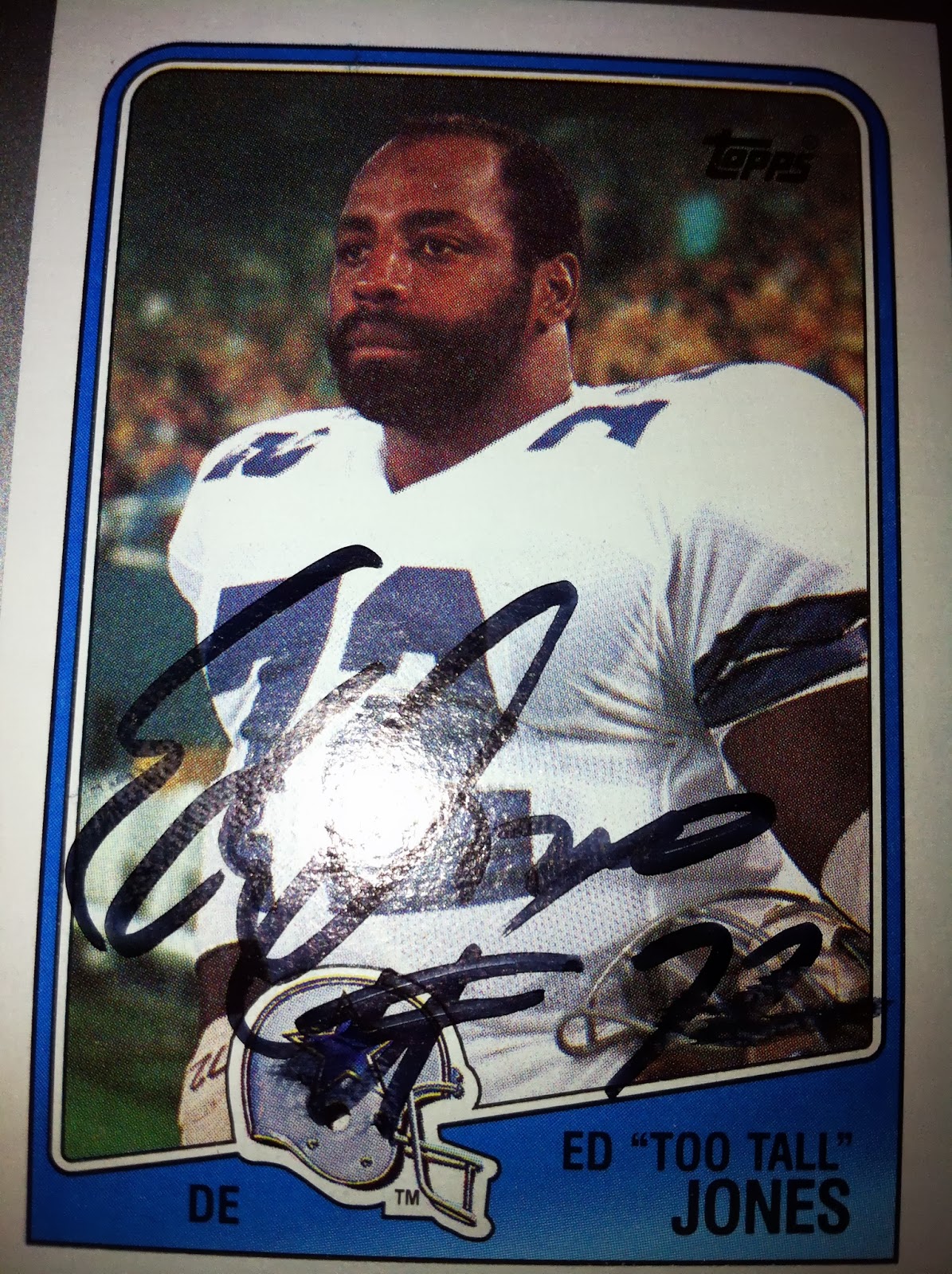 Tibbels TTM Autographs: Ed "Too Tall" Jones