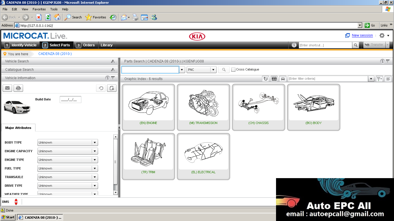 Microcat V6 Kia Parts Catalog [2021] - Auto EPC All
