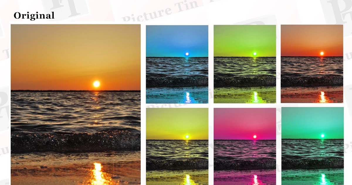 Changing the colours of an image