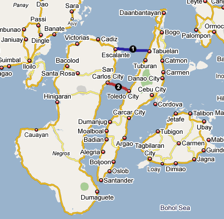 Travel and Tourism: Escalante, Negros - Tabuelan, Cebu RORO trip