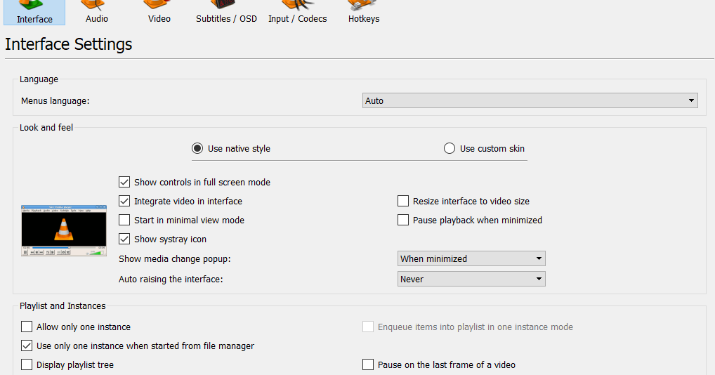 How to disable VLC Media Player Flashing Pop-Up track notification on Taskbar