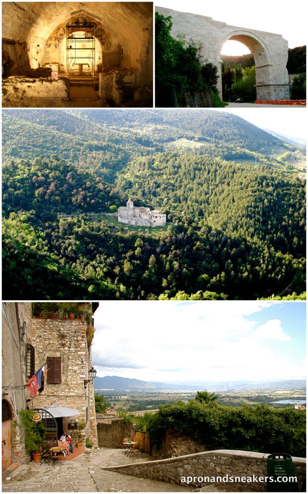 Calamari and Potatoes in Tomato Sauce and The Town of Narni