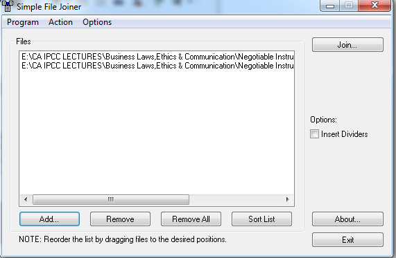 Achint Bhagat: How to join video files with the extension of .001, .002 ...
