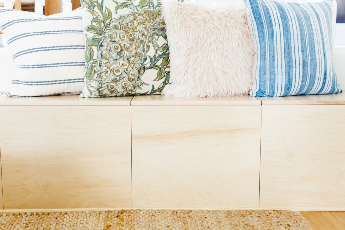 How to Build a Modern Built-In Storage Bench | Pneumatic Addict