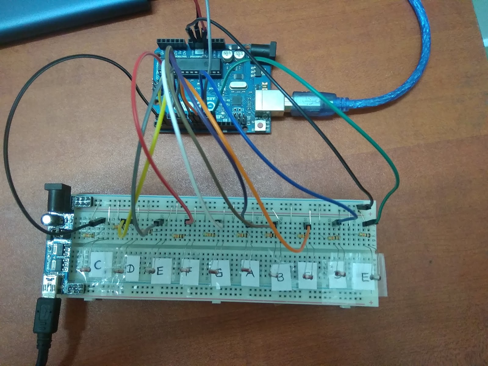 60. Arduino Based Piano V2.0 - Using LDRs