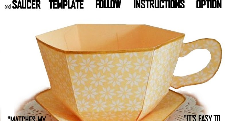 Esselle Crafts: Teacup Template