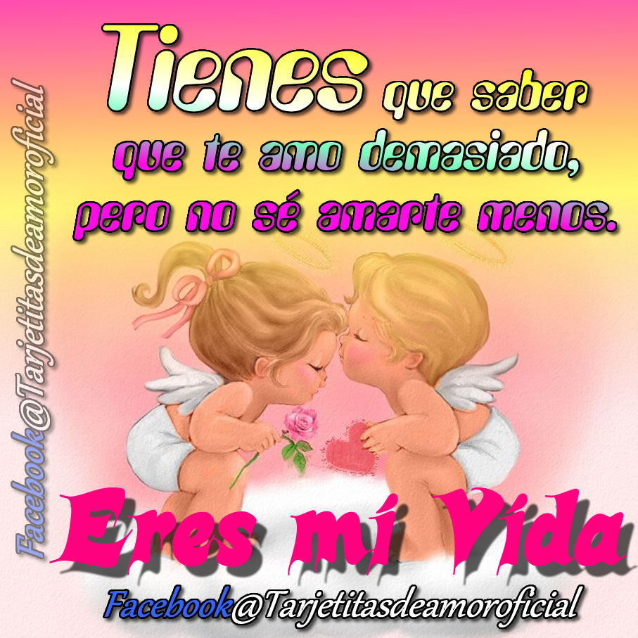 Frases tiernas de amor para enamorar Hermosas tarjetas y postales para ...