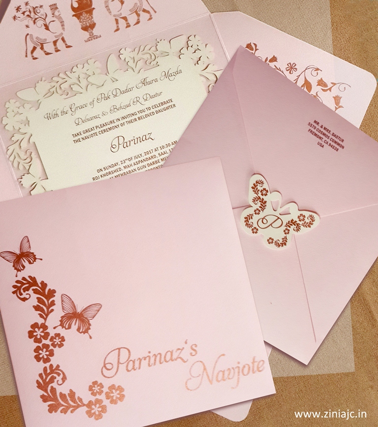 ZINIA JC : Navjote Invitation Card Designs 2017
