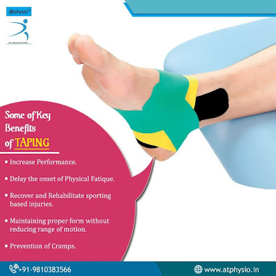 At Physio: Some of key Benefits of tapping