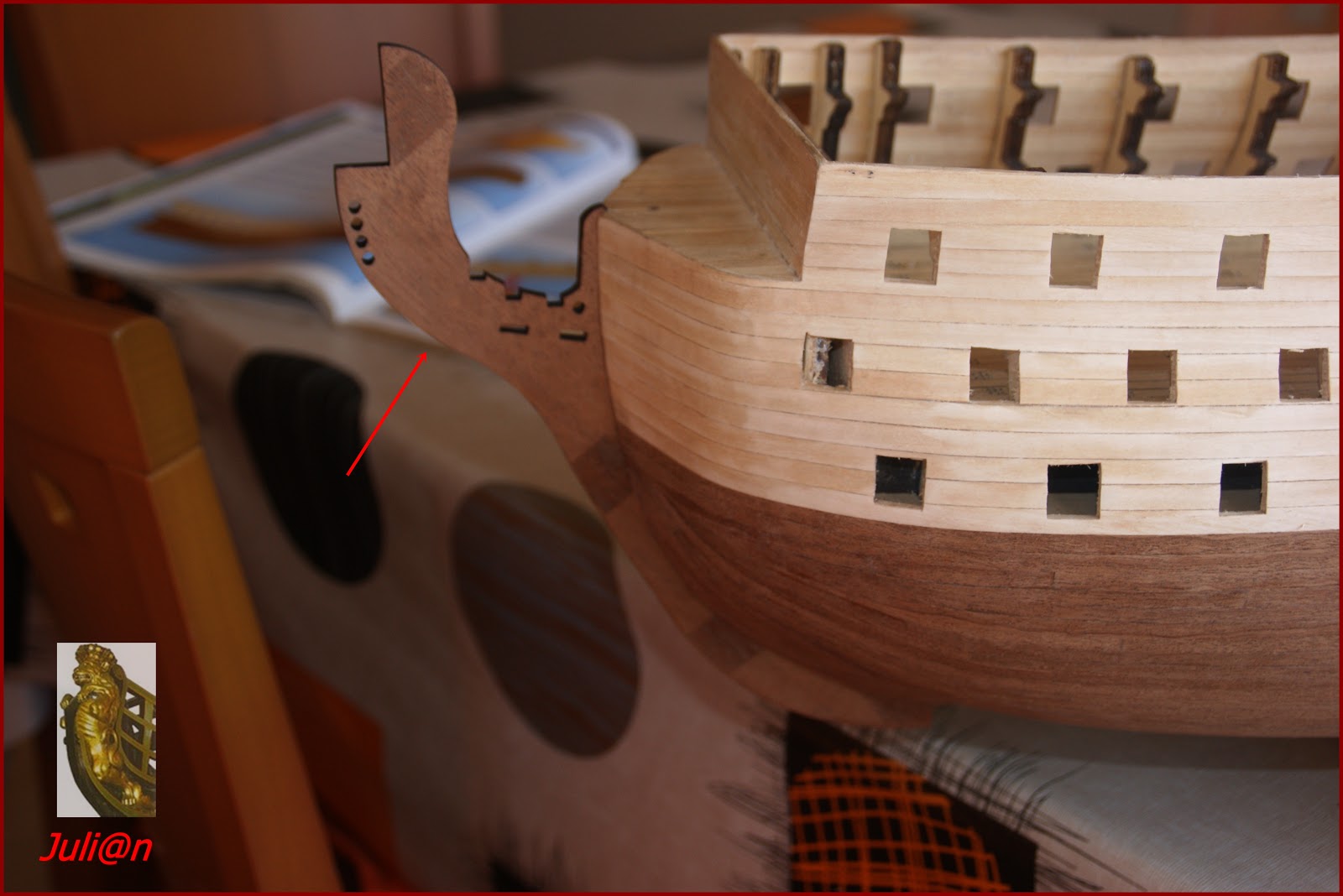 El Santa Ana paso a paso: La roda, la quilla y el codaste