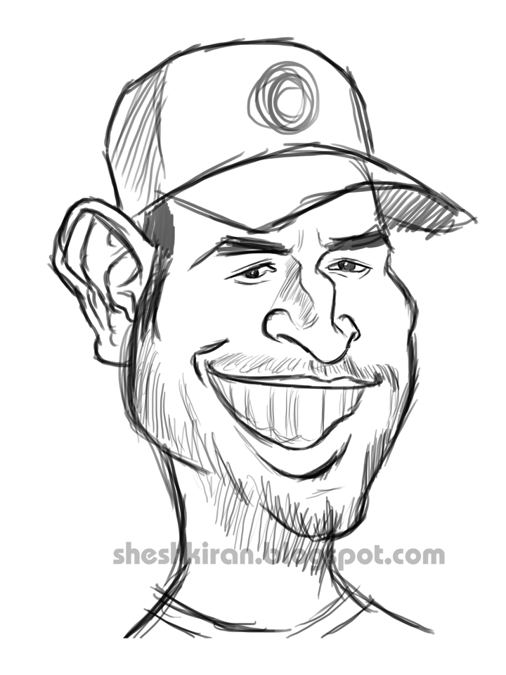 Shesh kiran Art: MS Dhoni