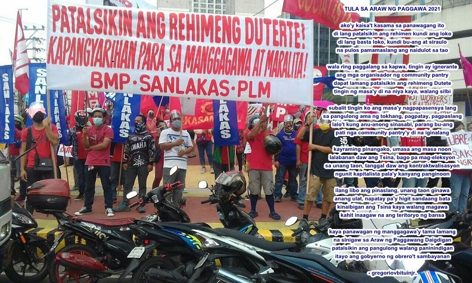 Gorio Bituin: Tula sa Araw ng Paggawa 2021