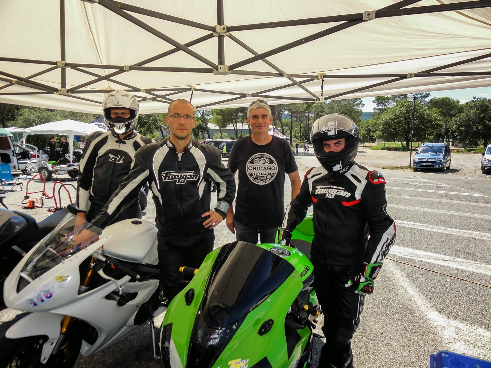 Sorties Section Mototourisme ASCEA: 2e Sortie roulage circuit du Luc