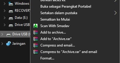 Cara Melihat Kapasitas Flashdisk
