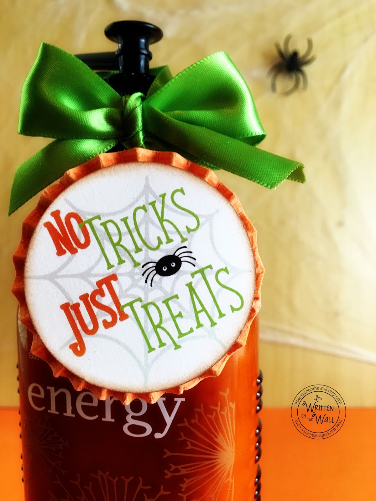It's Written on the Wall: No Tricks, Just Treats Halloween Gift/Treat ...