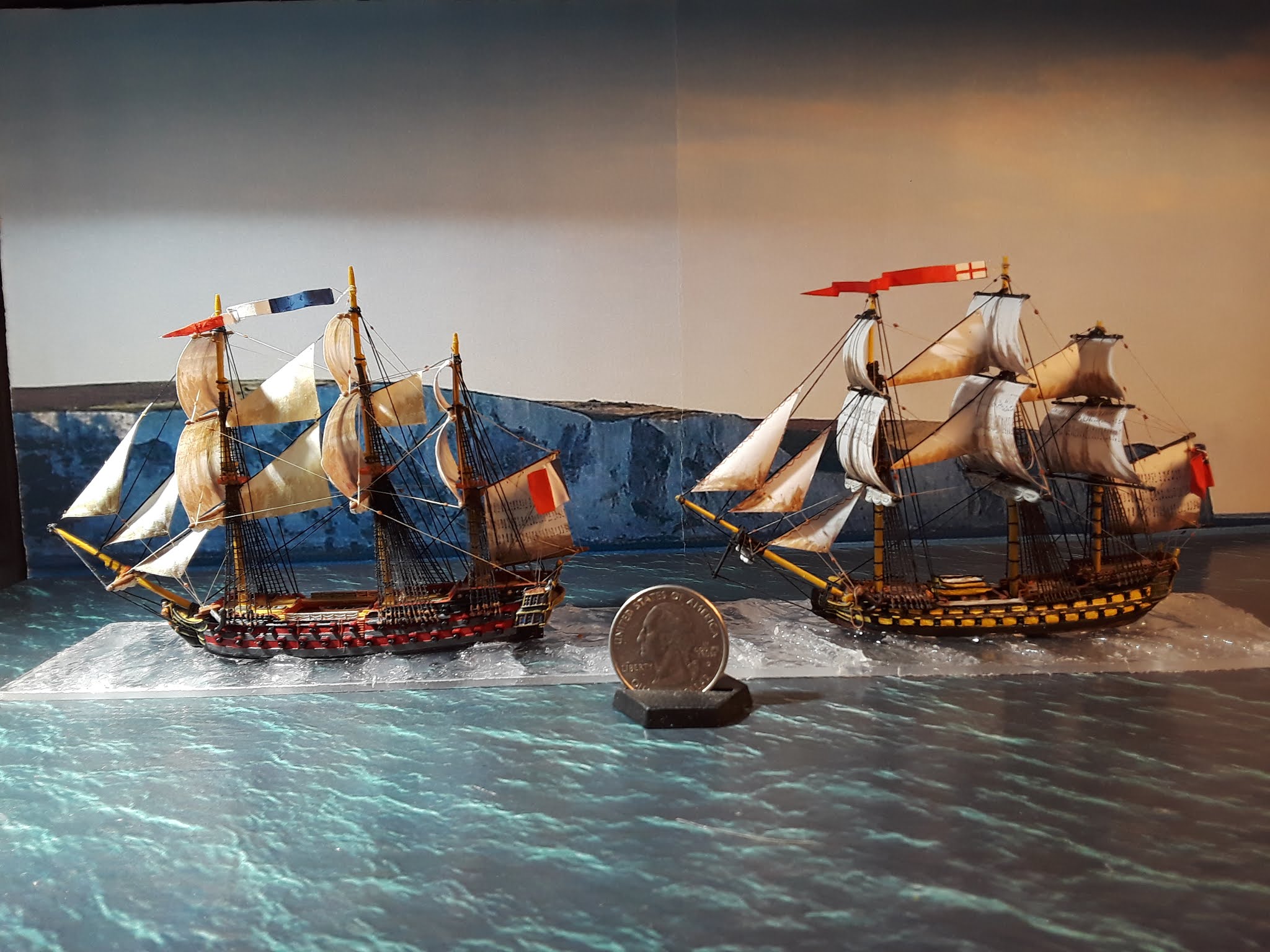 A Miniatures Hobby Room: 3D 1/700 Scale HMS Captain 1787