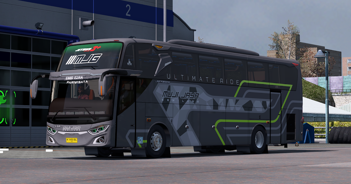 Livery Muji Jaya Gemilang Jetbus 3 Voyager ETS2 Bus Mod Indonesia