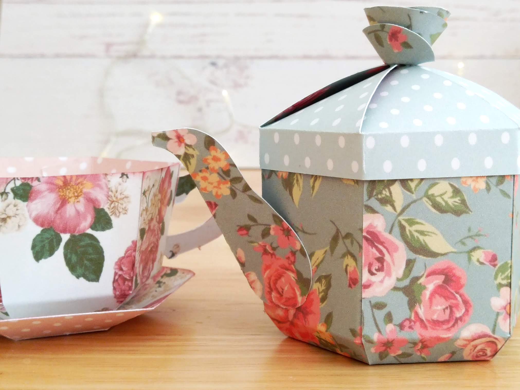 Esselle Crafts: Teapot Box Tutorial