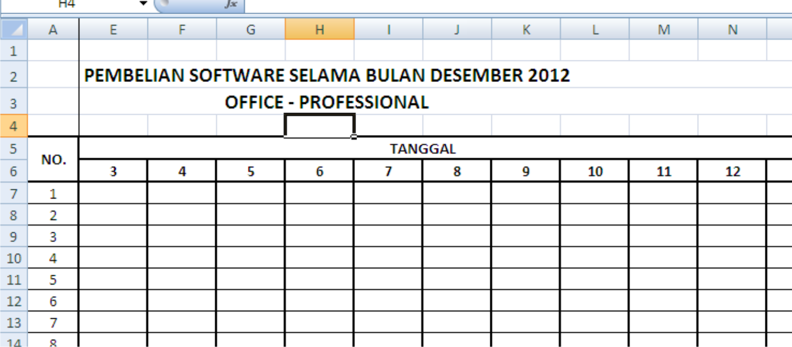 Microsoft Office Fasilitas Freeze Panes Excel Microsoft Office Fasilitas Freeze Panes Excel